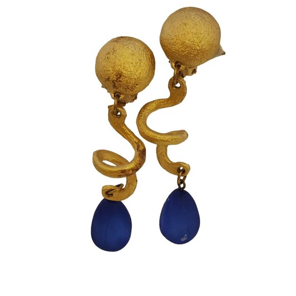 Cecile & Jeanne | Jewelry | Vintage Rare Cecile Jeanne Paris Matte Gold ...